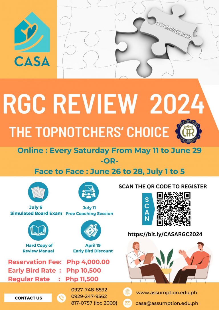 Review Program - RGC - Assumption College