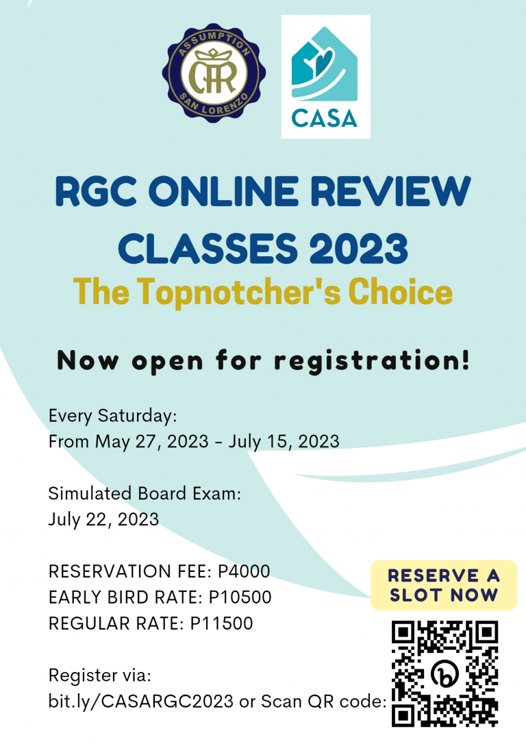 Review Program - RGC - Assumption College