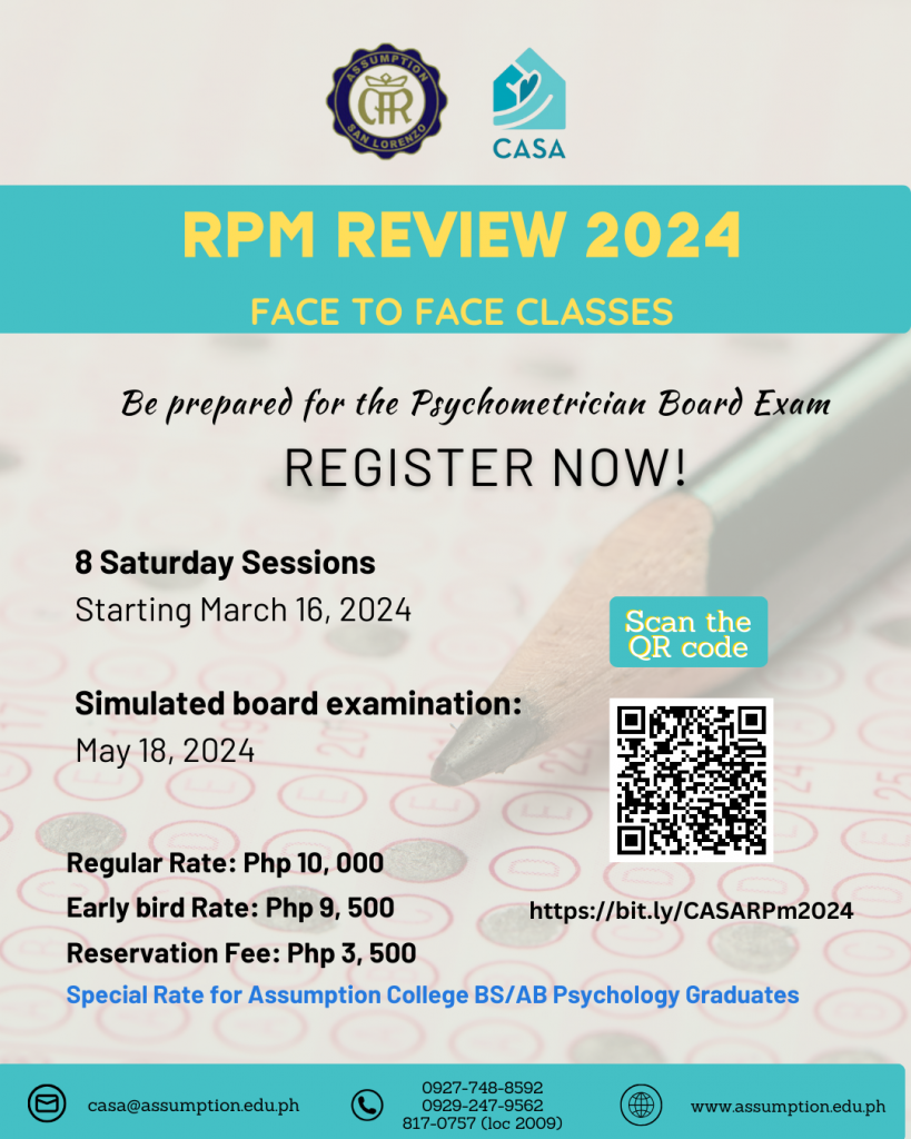 Review Program - RPm - Assumption College