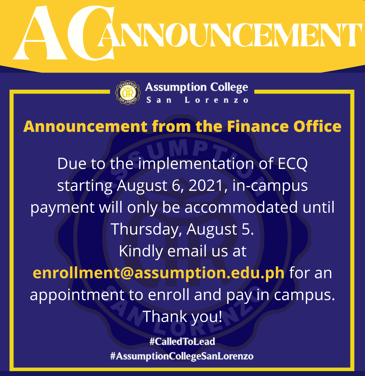 Assumption College, San Lorenzo, Makati | OFFICIAL WEBSITE